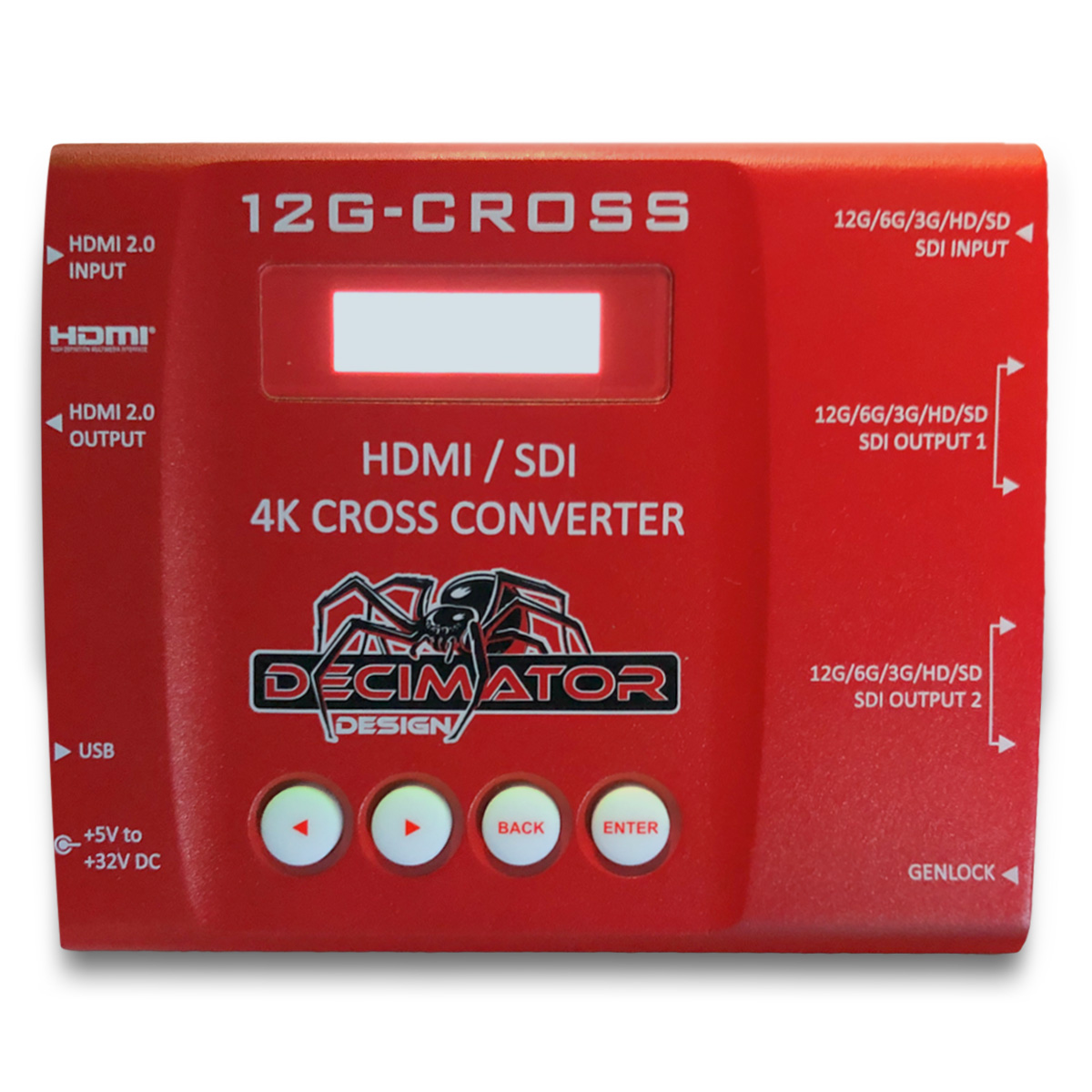 DECIMATOR 12G – CROSS 4K HDMI/SDI